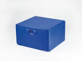 Bicycle Delivery Box 85 liter, 570x550x335 mm blue | ENGELS