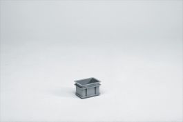 Stackable normbox 200x150x117 mm, 2 ltr, grey Virgin PP | ENGELS