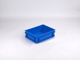 Normbox stackable bin 400x300x120 mm, 10L blue Virgin PP | ENGELS