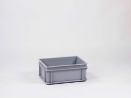 Normbox stackable bin 400x300x170 mm, 15L grey Virgin PP | ENGELS