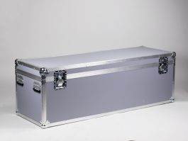 Bespoke flightcase 1550x500x500 mm for storing trade show supplies | ENGELS
