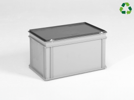E-line Stacking container 600x400x340 mm, 60L with lid | ENGELS