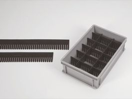 Divider strip 355x180x5 mm ESD, black | ENGELS